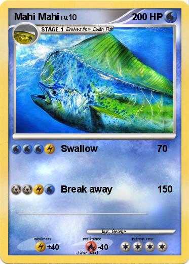 Pokémon Mahi Mahi - Swallow - My Pokemon Card