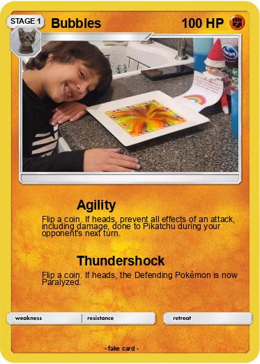 Pokémon Bubbles 310 310 - Agility - My Pokemon Card