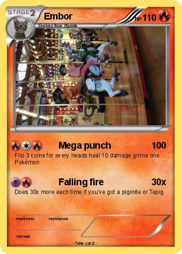Pokémon Embor 121 121 - Mega punch - My Pokemon Card