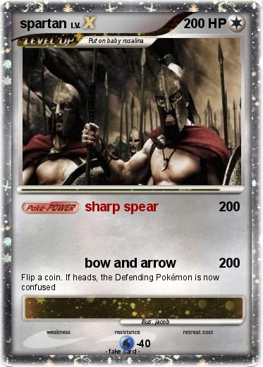 Pokémon spartan 547 547 - sharp spear - My Pokemon Card