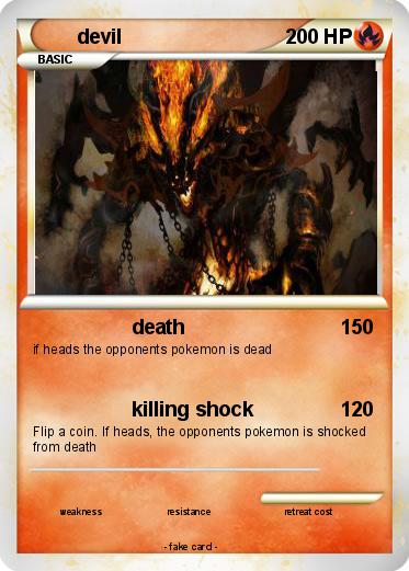 Pokémon devil 991 991 - death - My Pokemon Card