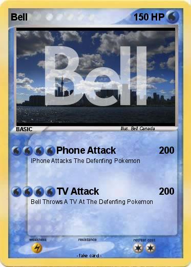 Pokémon Bell 110 110 - Phone Attack - My Pokemon Card
