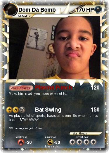 Pokémon Dom Da Bomb - Plasma Punch - My Pokemon Card