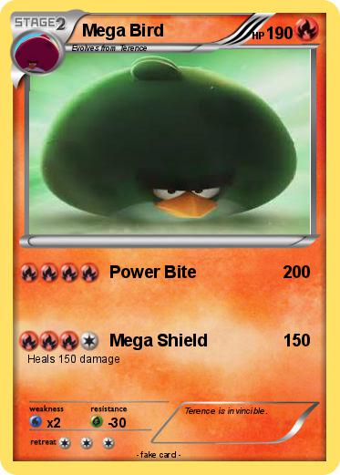 Pokémon Mega Bird 6 6 - Power Bite - My Pokemon Card