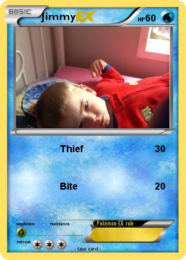 Pokémon Jimmy 743 743 - Thief - My Pokemon Card