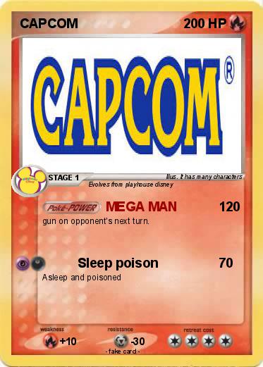 Pokémon CAPCOM - MEGA MAN - My Pokemon Card