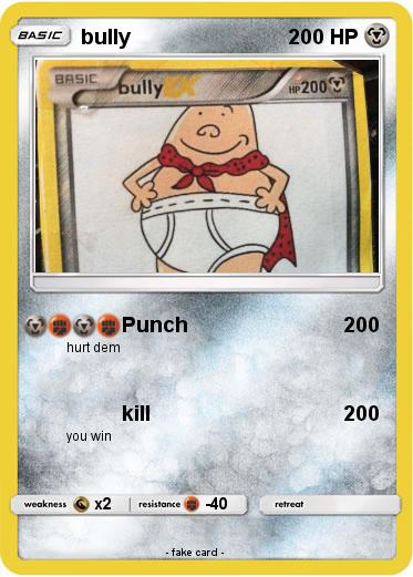 Pokémon bully 120 120 - Punch - My Pokemon Card