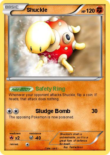 Pokémon Shuckle 59 59 - Safety Ring - My Pokemon Card