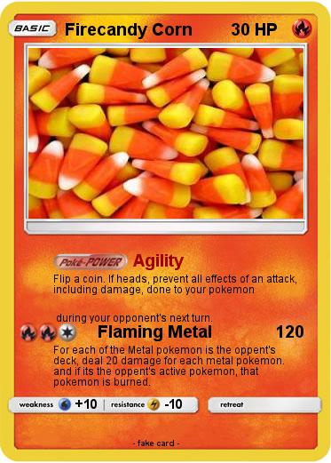Pokémon Firecandy Corn - Agility - My Pokemon Card