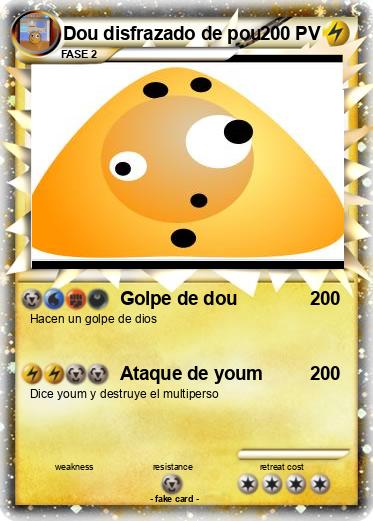 Pokémon Dou disfrazado de pou - Golpe de dou - Mi carta pokémon