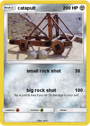 Pokémon catapult 17 17 - small rock shot - My Pokemon Card