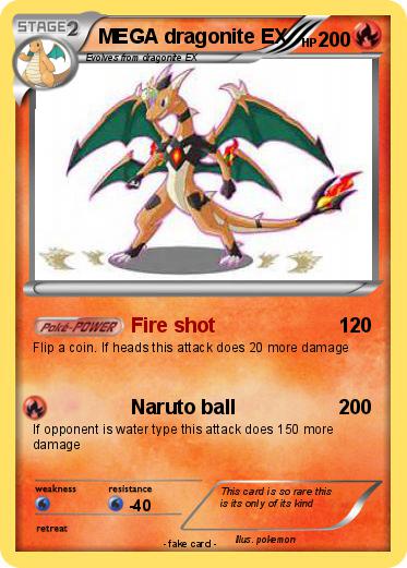 Pokémon MEGA dragonite EX 7 7 - Fire shot - My Pokemon Card
