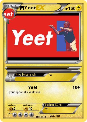Pokémon Yeet 144 144 - Yeet - My Pokemon Card