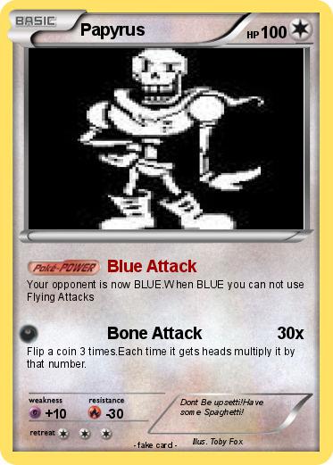 Pokémon Papyrus 145 145 - Blue Attack - My Pokemon Card