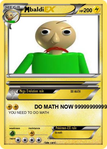 Pokémon baldi 290 290 - DO MATH NOW ...