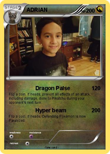 Pokémon ADRIAN 282 282 - Dragon Palse - My Pokemon Card