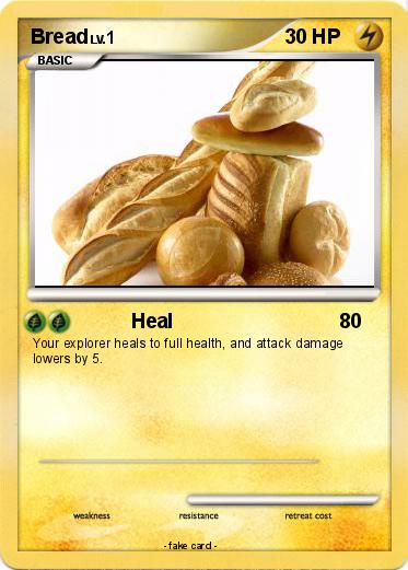 Pokémon Bread 121 121 - Heal - My Pokemon Card