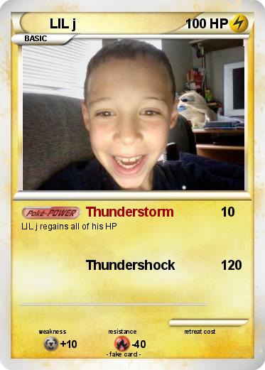 Pokémon LIL j 2 2 - Thunderstorm - My Pokemon Card
