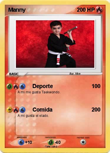 Pokémon Manny 196 196 - Deporte - My Pokemon Card