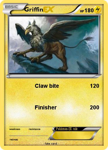 Pokémon Griffin 216 216 - Claw bite - My Pokemon Card