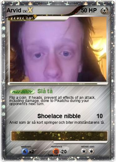 Pokémon Arvid 12 12 - Slå tå - My Pokemon Card