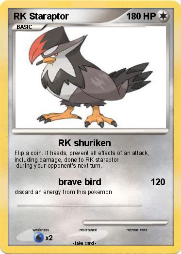 Pokémon RK Staraptor - RK shuriken - My Pokemon Card
