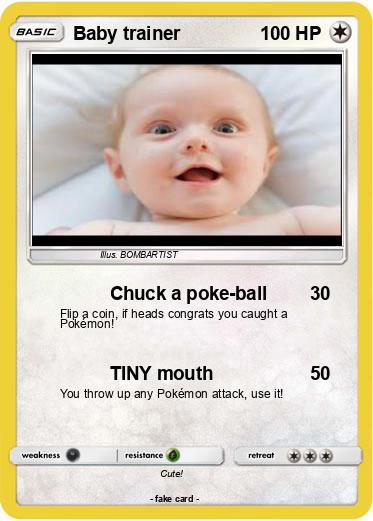 Pokémon Baby trainer - Chuck a poke-ball - My Pokemon Card