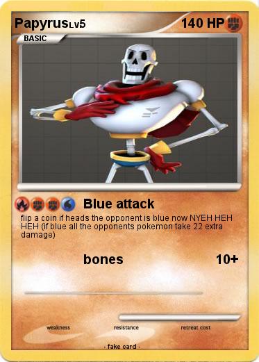 Pokémon Papyrus 403 403 - Blue attack - My Pokemon Card
