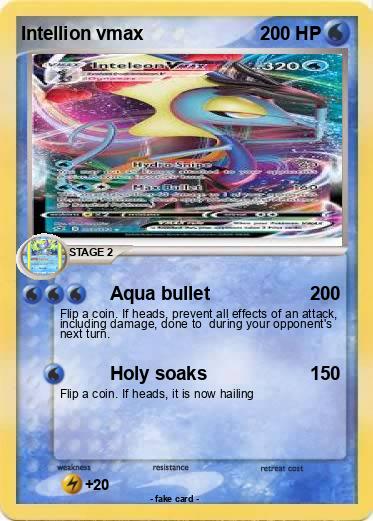 Pokémon Intellion vmax - Aqua bullet - My Pokemon Card