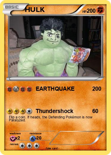 Pokémon HULK 1811 1811 - EARTHQUAKE - My Pokemon Card
