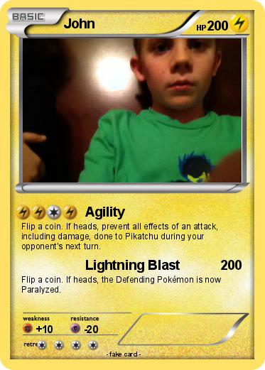 Pokémon John 5490 5490 - Agility - My Pokemon Card