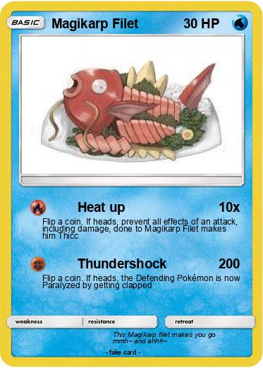 Pokémon Magikarp Filet - Heat up - My Pokemon Card