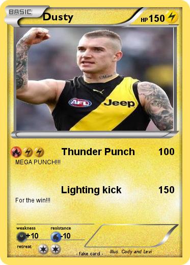 Pokémon Dusty 86 86 - Thunder Punch - My Pokemon Card