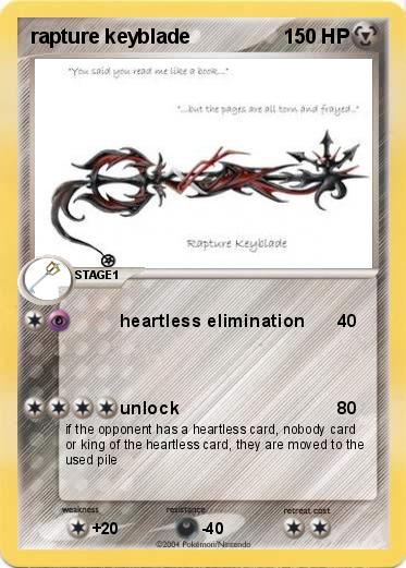 Pokémon rapture keyblade - heartless elimination - My Pokemon Card