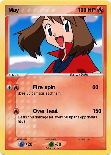 Pokémon May 289 289 - Fire spin - My Pokemon Card