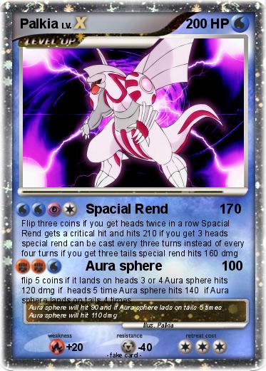 Pokémon Palkia 3812 3812 - Spacial Rend 170 - My Pokemon Card