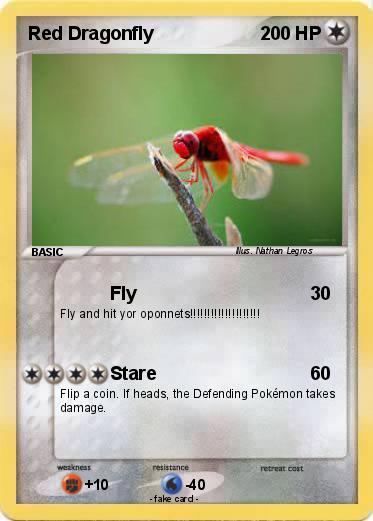 Pokémon Red Dragonfly 1 1 - Fly - My Pokemon Card