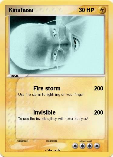 Pokémon Kinshasa - Fire storm - My Pokemon Card