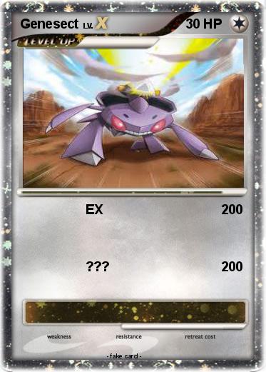 Pokémon Genesect 977 977 - EX - My Pokemon Card