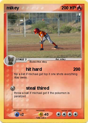 Pokémon mikey 158 158 - hit hard - My Pokemon Card