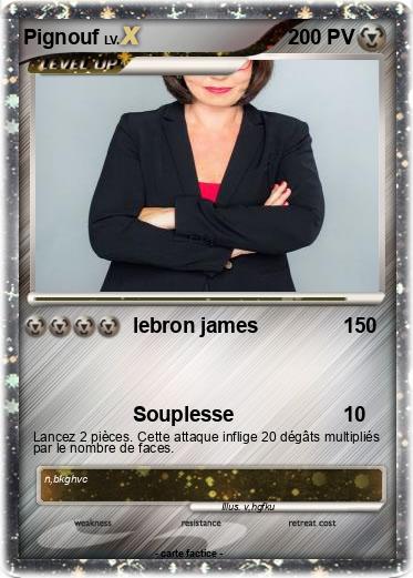 Pokémon Pignouf 8 8 - lebron james - Ma carte Pokémon
