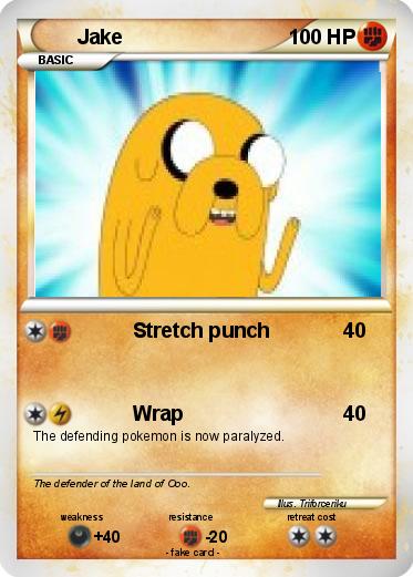 Pokémon Jake 236 236 - Stretch punch - My Pokemon Card