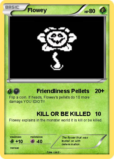 Pokémon Flowey 23 23 - Friendliness Pellets - My Pokemon Card