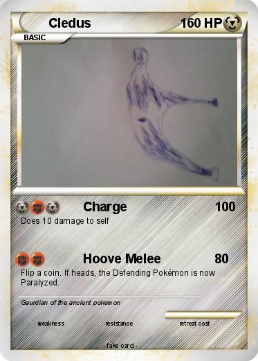 Pokémon Cledus - Charge - My Pokemon Card