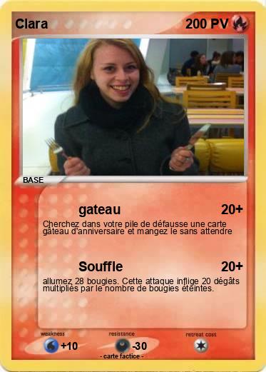 Pokémon Clara 298 298 - gateau - Ma carte Pokémon
