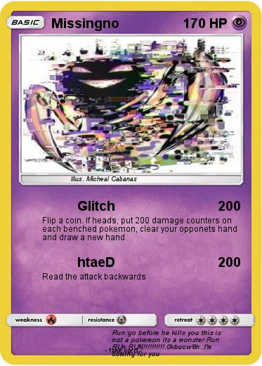 Pokémon Missingno 1574 1574 - Glitch - My Pokemon Card