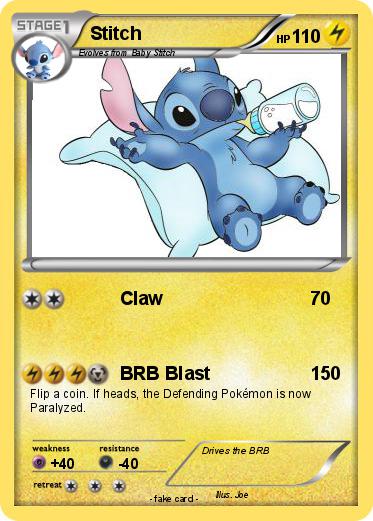 Pokémon Stitch 290 290 - Claw - My Pokemon Card