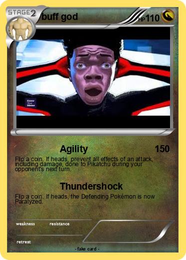 Pokémon buff god 1 1 - Agility - My Pokemon Card