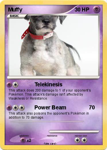 Pokémon Muffy 8 8 - Telekinesis - My Pokemon Card