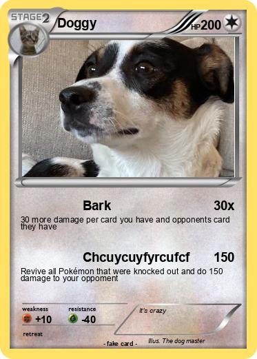 Pokémon Doggy 343 343 - Bark - My Pokemon Card